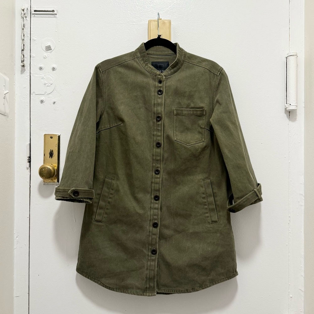 Fried Rice New York Khaki Green Denim Jacket Coat Siz… - Gem